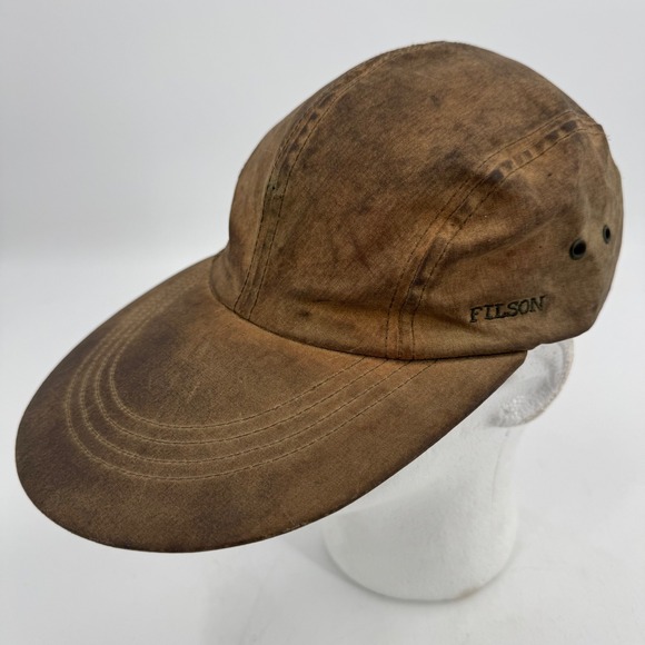 Filson | Accessories | Vintage Filson Garment Waxed Canvas Cap Brown ...